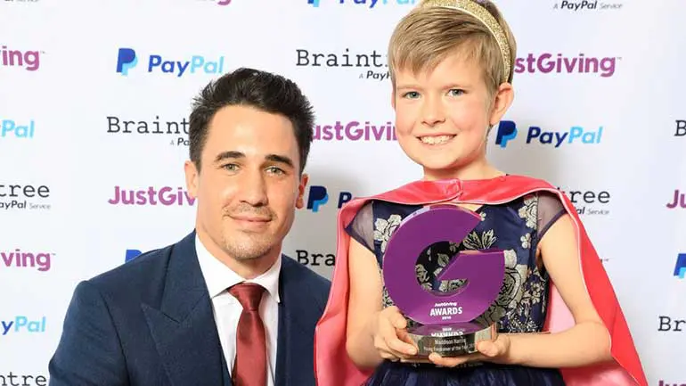 Maddison Harris wins Young Fundraiser of the Year at JustGiving Awards ...