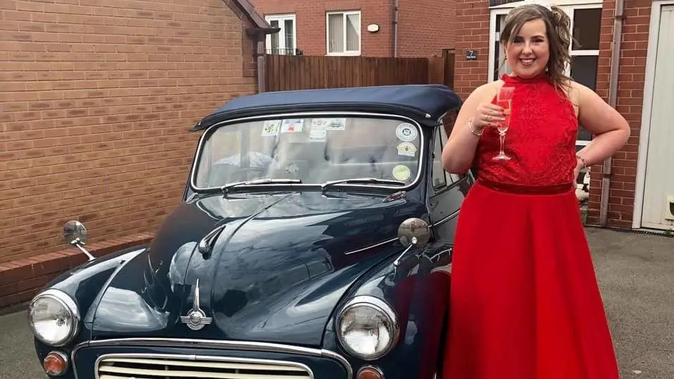 Parents pride as daughter Poppy picks up her GCSE results following ...