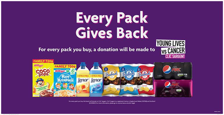 Every Pack Gives Back as top brands sold in Morrisons raise cash for ...